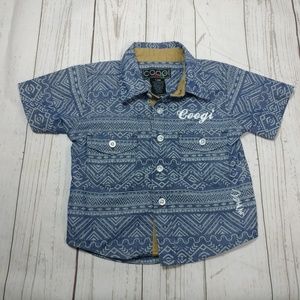 COOGI | Shirts & Tops | Coogie Kids 2 Month Tribal Button Up | Poshmark